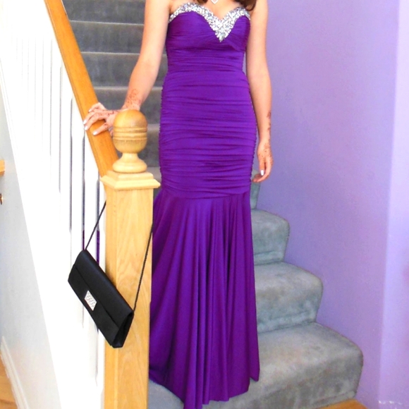 Night Moves | Dresses | Night Moves Vibrant Purple Prom Dress | Poshmark